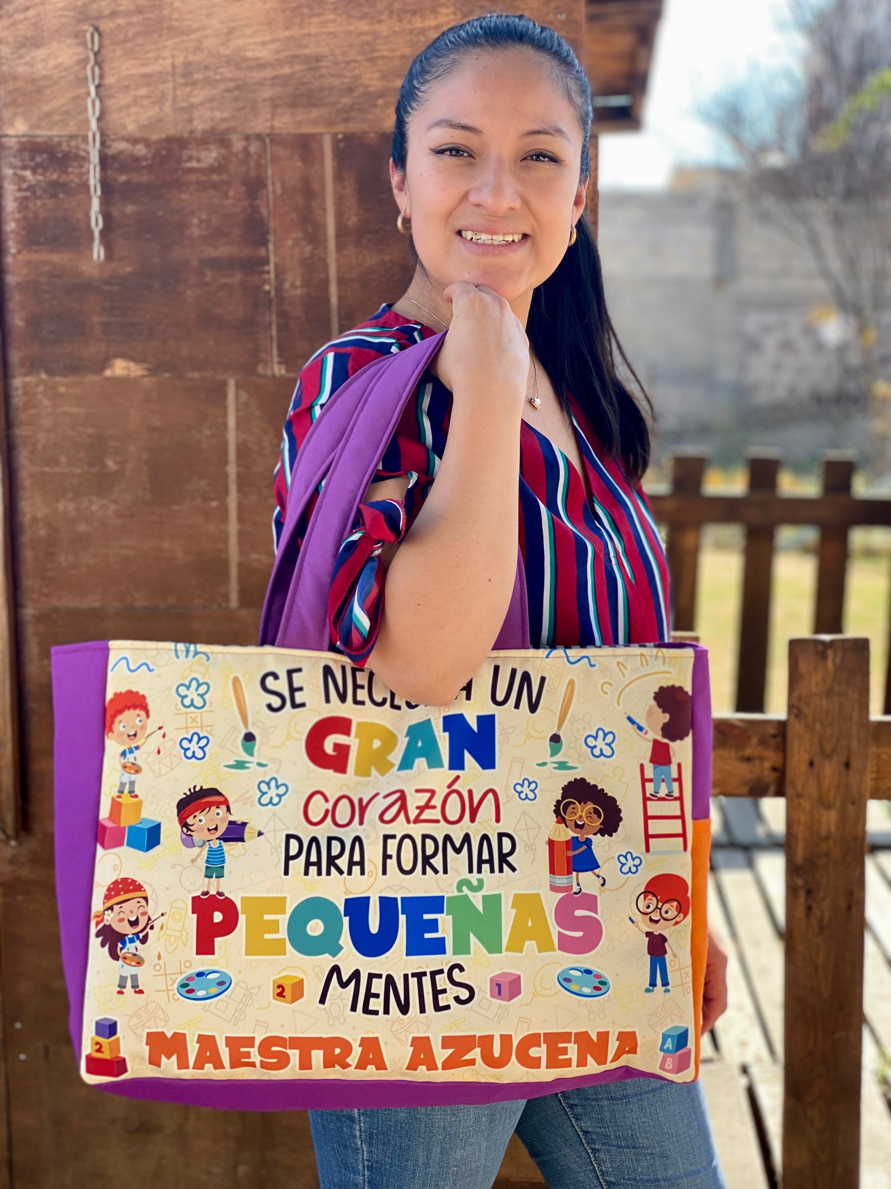 Maxibolsa │ Se necesita un gran corazón para formar Pequeñas Mentes ...